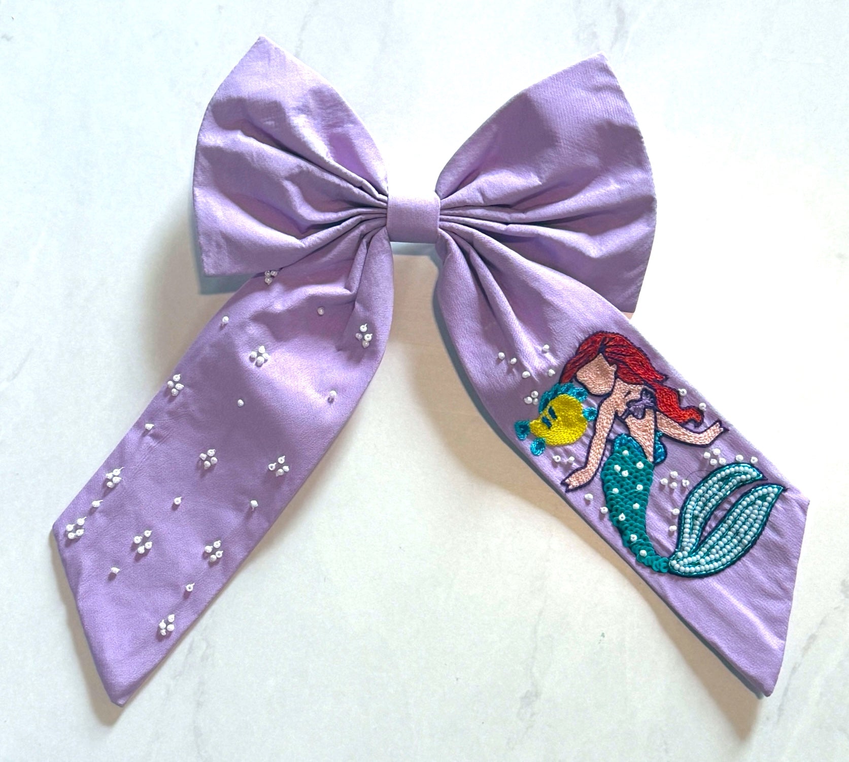 Mermaid & Fish | Bow | RTS – Ellory Kate Clothing
